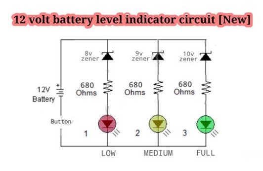 Battery Status Indicator Zener